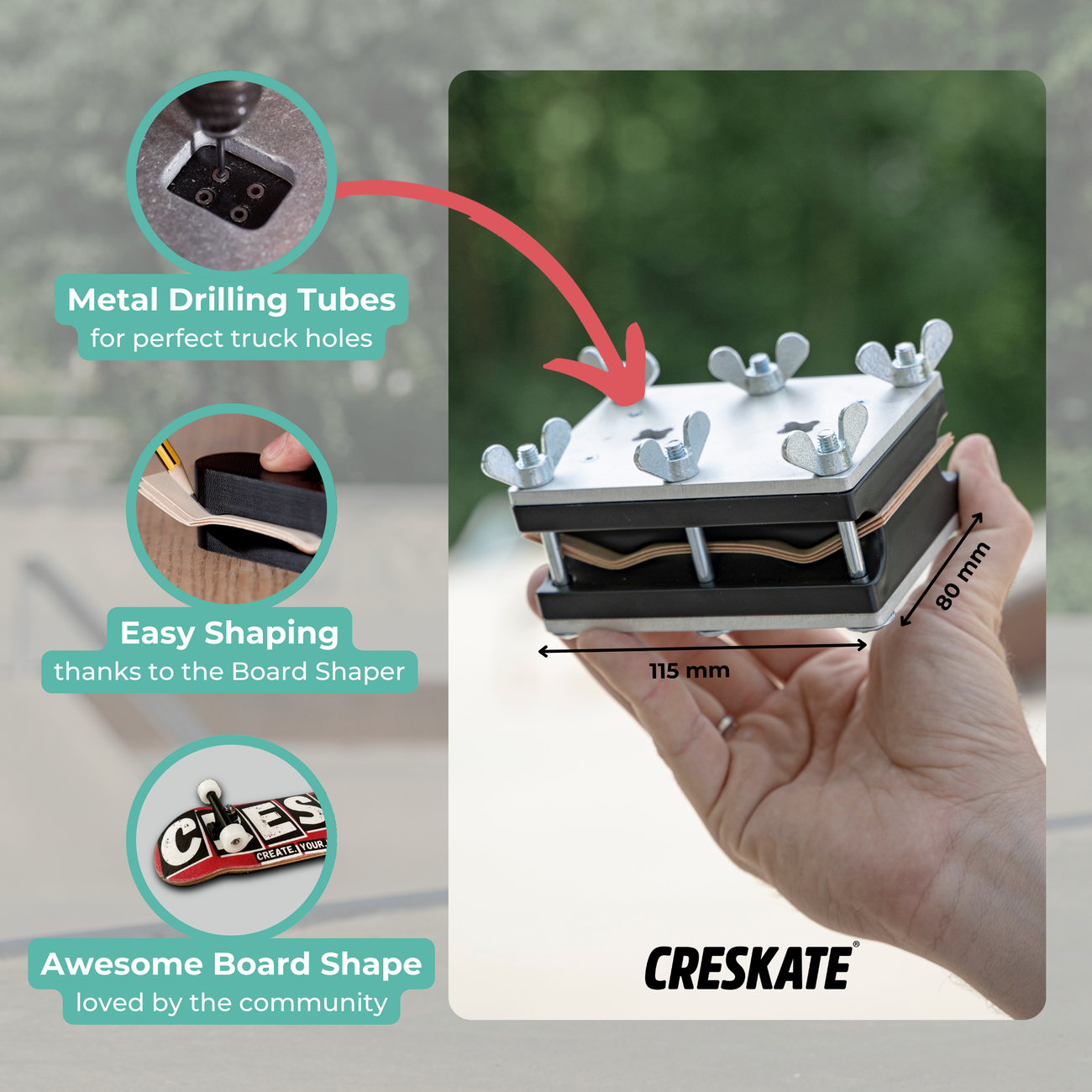 Fingerboard-Beginner-Mold | build wooden fingerskateboards